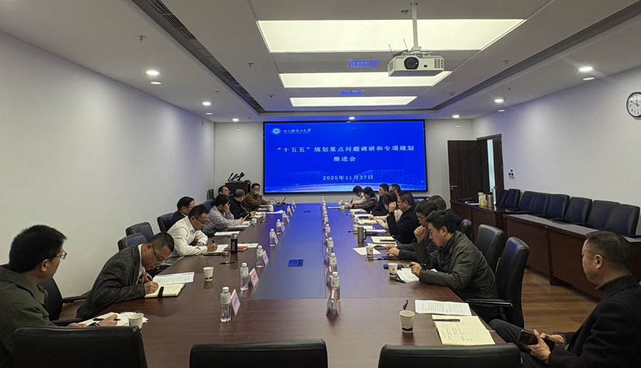 我校召开“十五五”规划重点问题调研和专项规划推进工作会